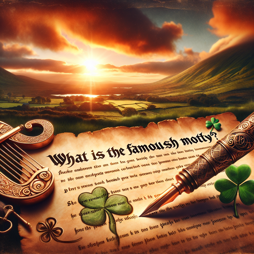 WHAT IS THE FAMOUS IRISH MOTTO? | by Sophie Ingram | Medium