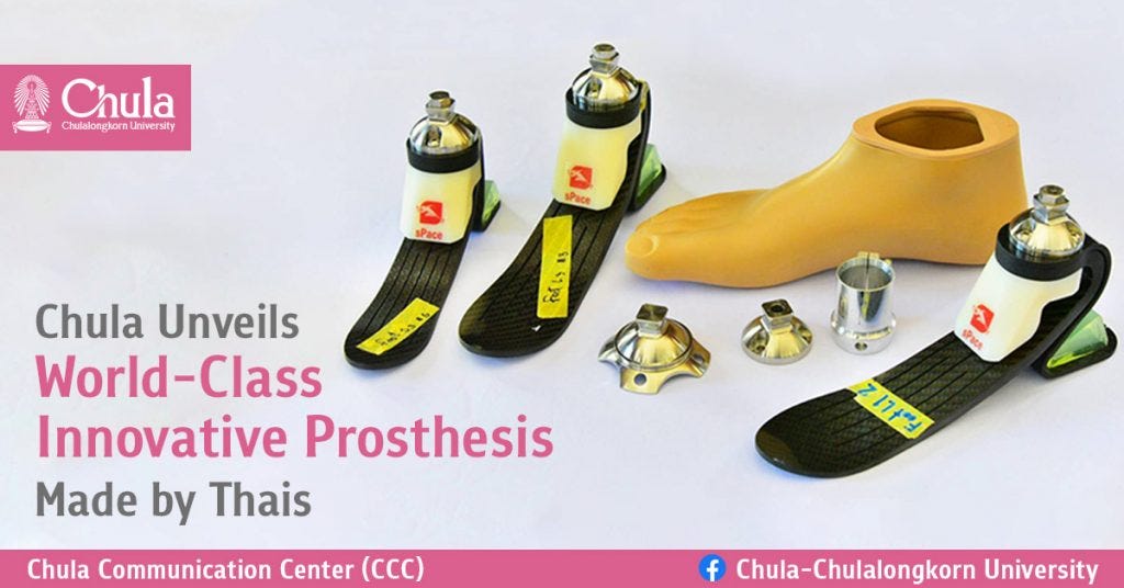 Chula Unveils World-Class Innovative Prosthesis Made by Thais | by ...