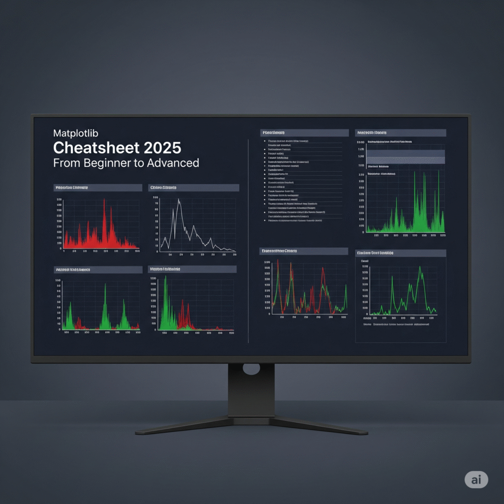 Matplotlib Cheatsheet 2025: From Beginner to Advanced | by Vanita AI ...