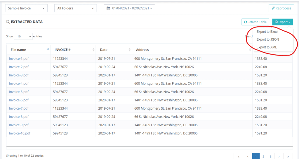 How can I export extracted data? - AlgoDocs - Medium