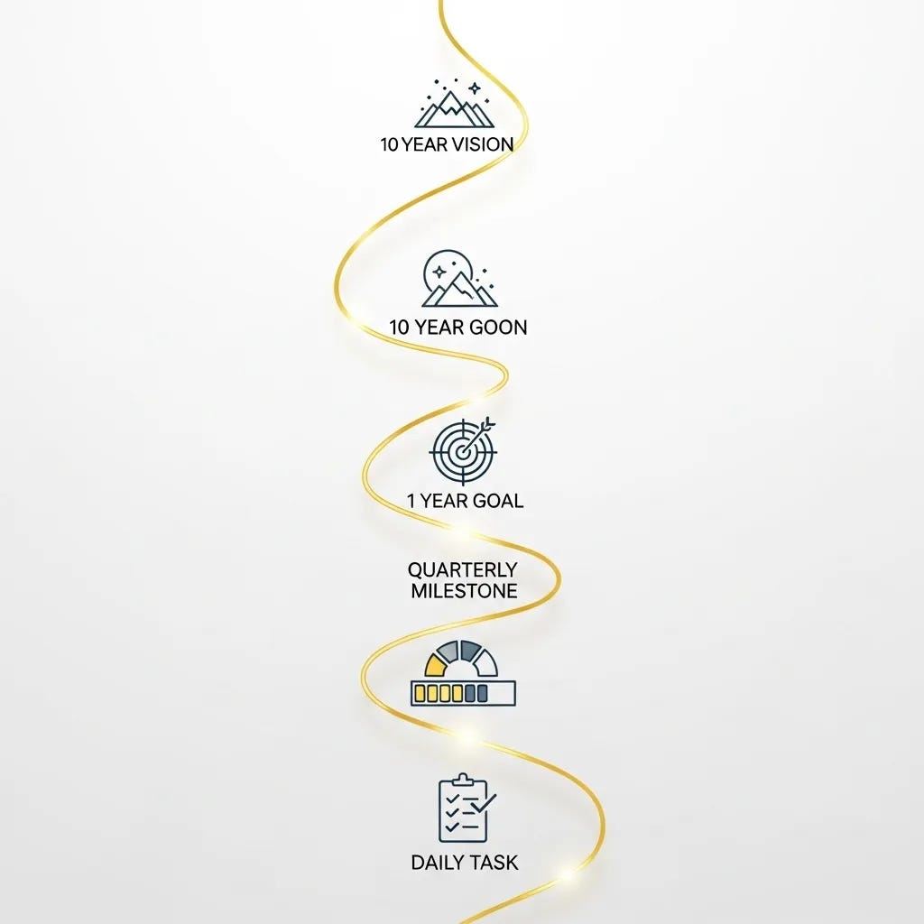 The Golden Thread: How to Connect Your 10-Year Vision to Your 10 AM ...