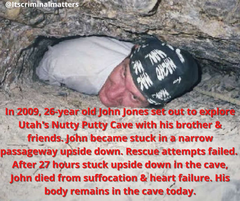 J. Jones Died Trapped In the Nutty Putty Cave | Medium