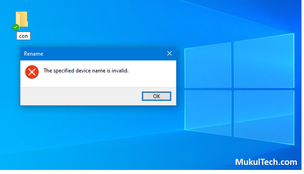 Why we Can’t Create Con Folder in Windows? | Mukul Tech | by MukulTech ...