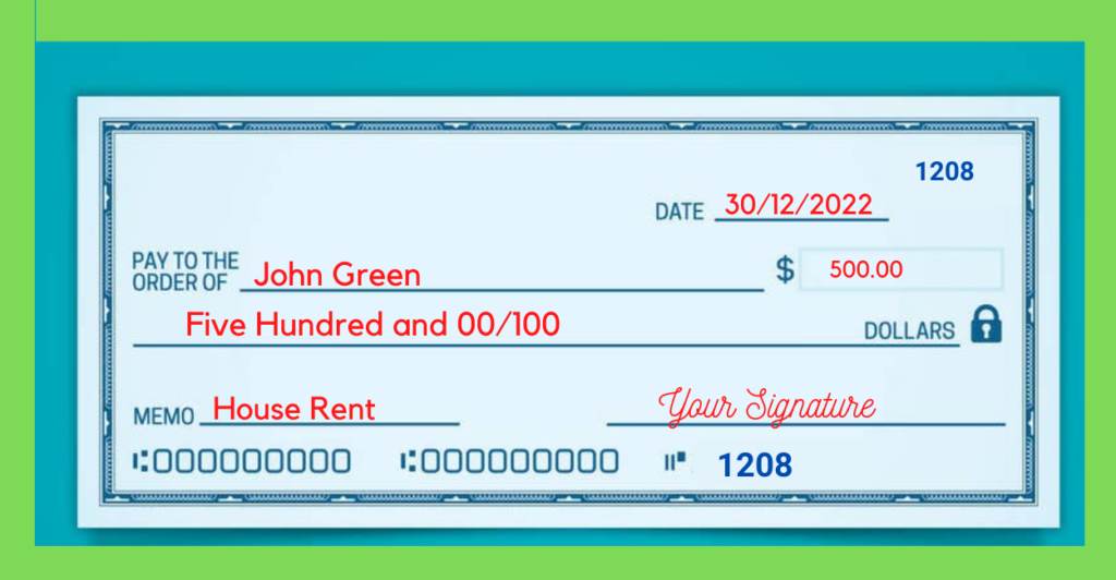 How To Write A Check For 500 Although There Are Many Efficient And
