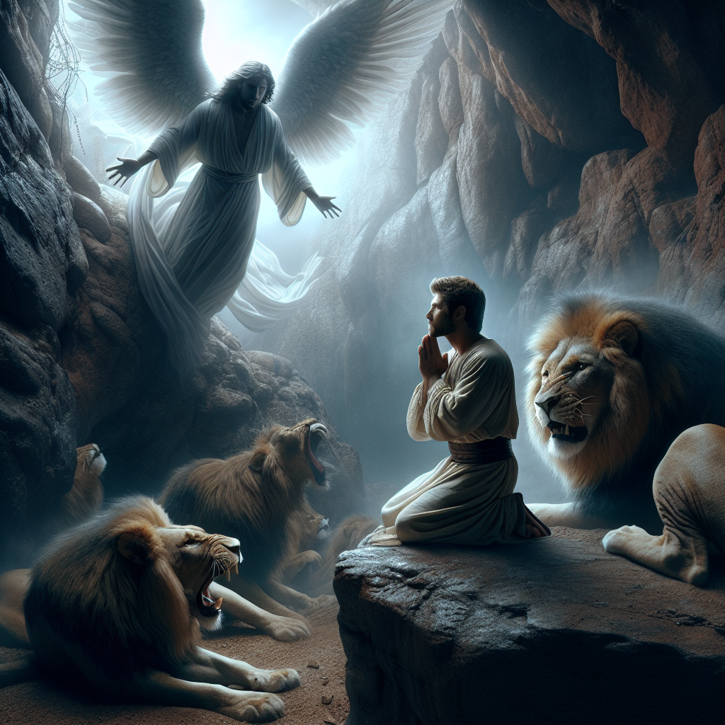 Divine Protection: How an Angel Sealed the Lions’ Mouths for Daniel ...