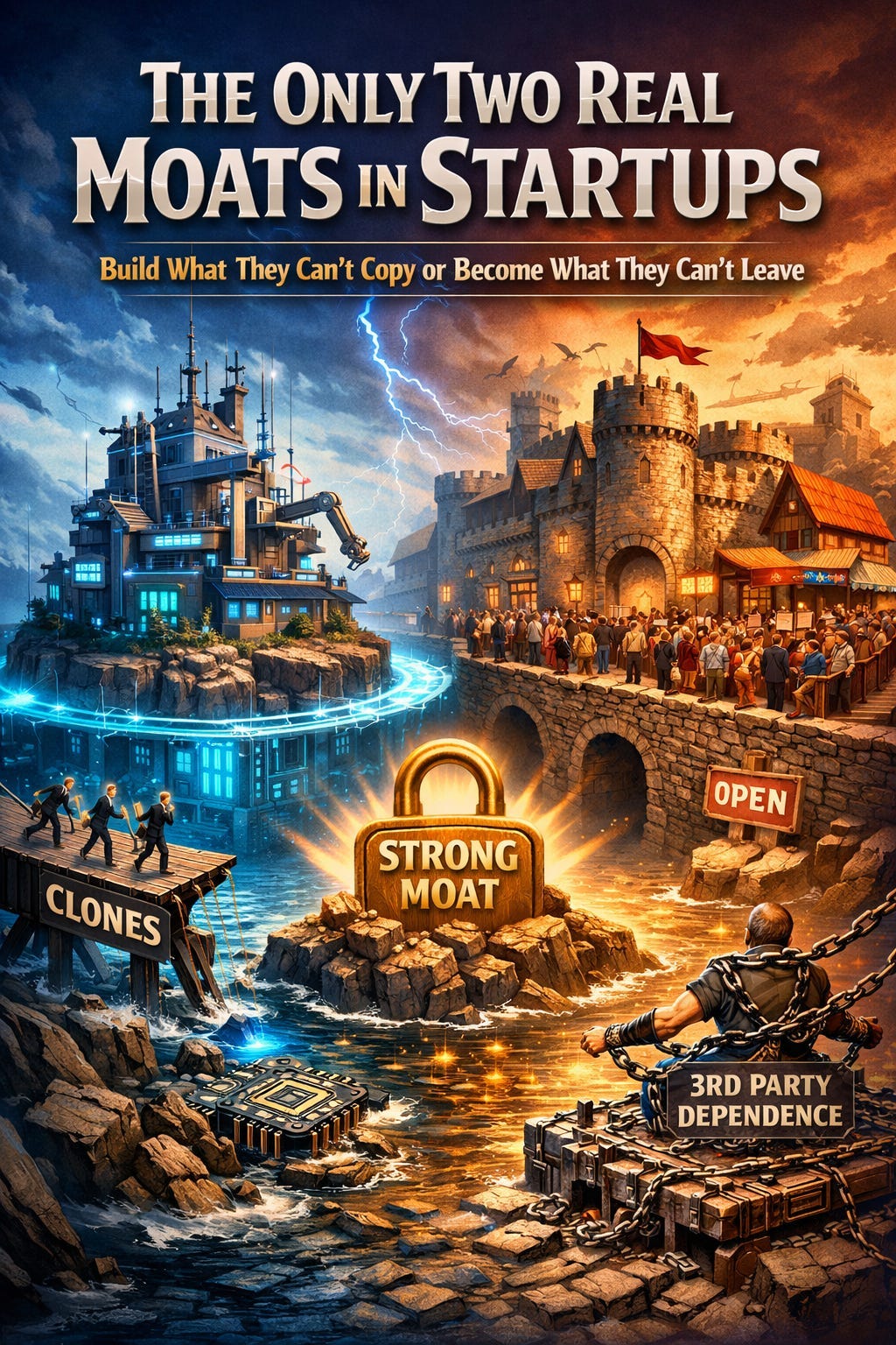 The Only Two Real Moats in Startups | by David Dobrovitsky | Medium