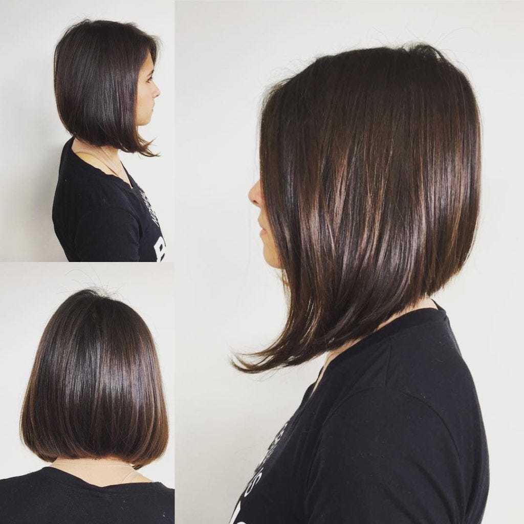 Choppy A Line Medium Haircut