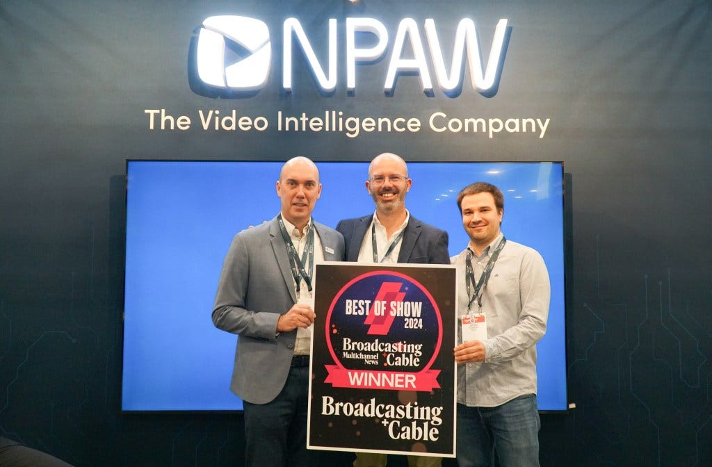NPAW Secures Top Honors: Best of Show Award at NAB Show 2024 Just Now ...