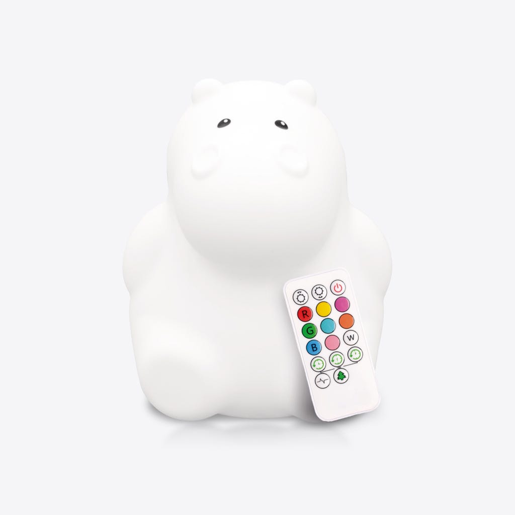 LED Hippo Night Light | by John Herman | Medium