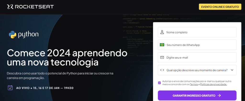 Curso Básico de Python 2024 – Saia do Zero em Python! - serwer2311392 ...