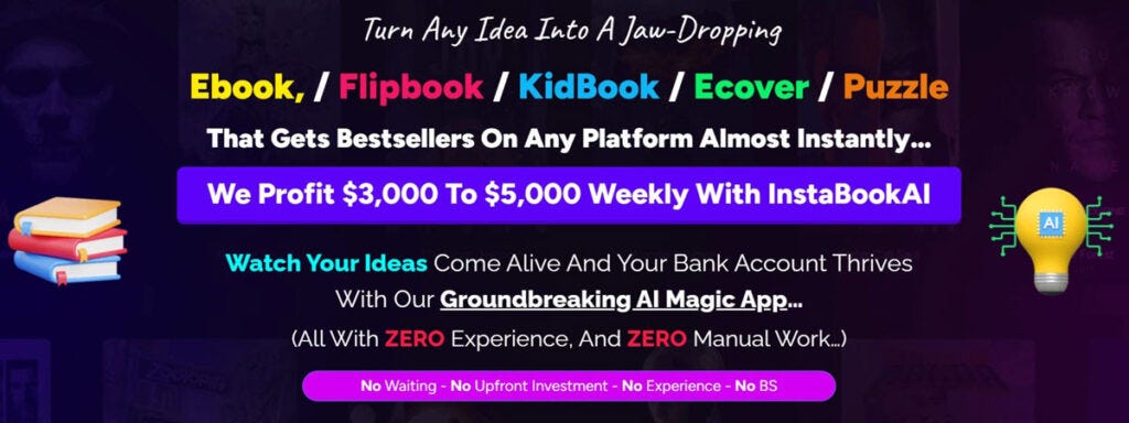 InstaBook AI Review 2024 | Create & Sell UNLIMITED Flipbooks | by ...