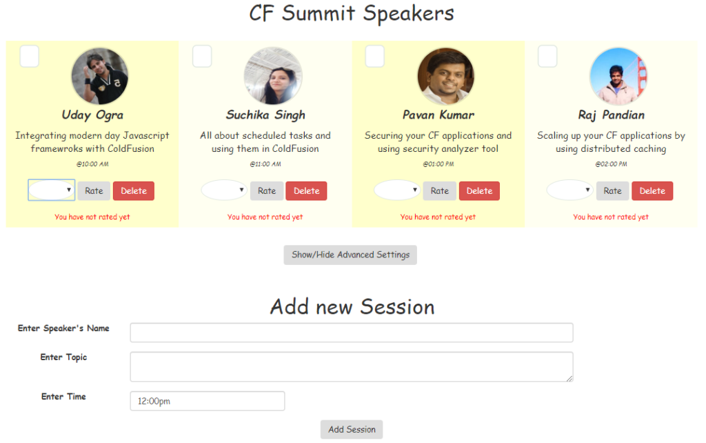 Building a simple conference application in Reactjs | by Uday Ogra | Medium