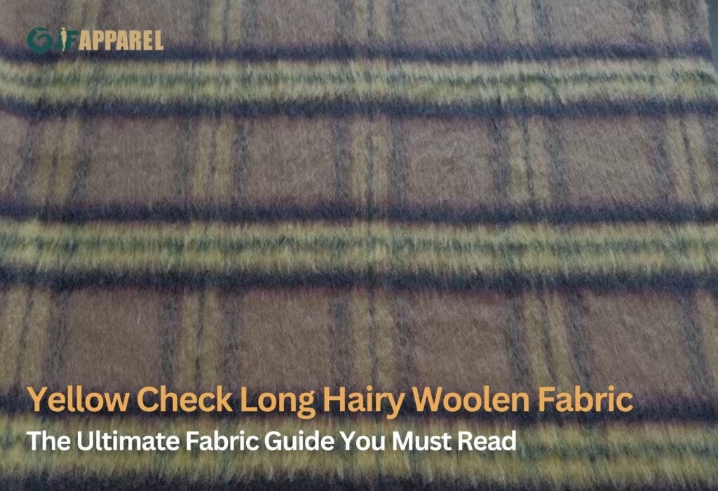 Yellow Check Long Hairy Woolen Fabric — The Ultimate Fabric Guide You ...