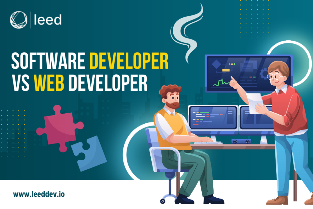 Software Developer vs Web Developer: Skills and Responsibilities | by Leed Software Development ...