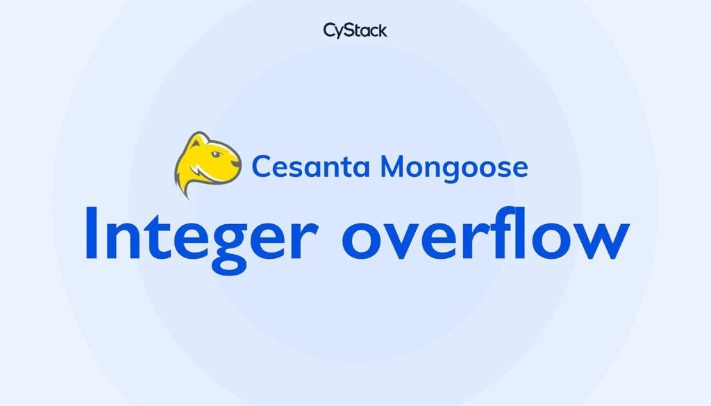 Cesanta Mongoose 6.16 — Integer overflow | CyStack