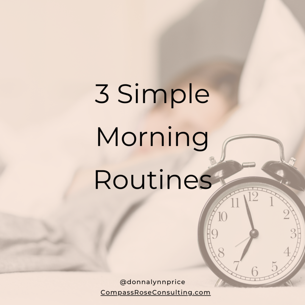 3 Simple Morning Routines | by Donna Price | Medium