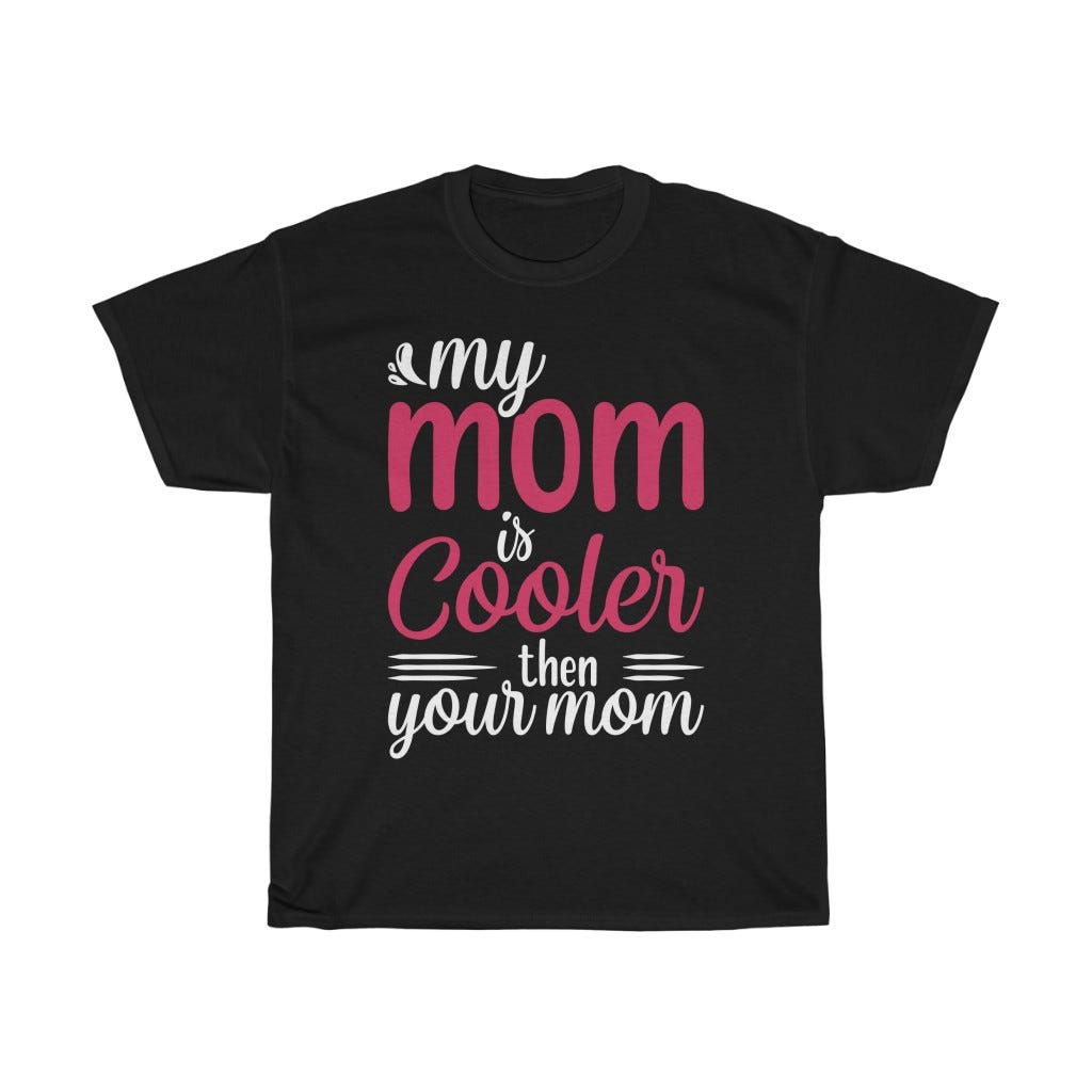 Cooler Mom Mothers Day Tshirt | by TeeBudget | Medium
