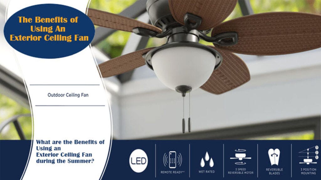 The Benefits of Using An Exterior Ceiling Fan - Faisal Ahmed - Medium