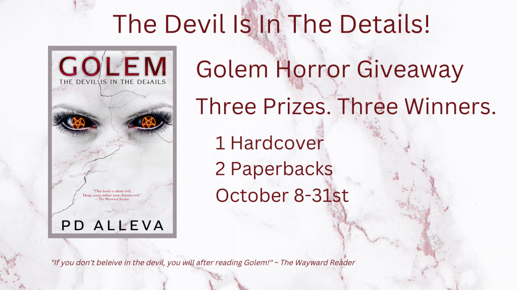 GIVEAWAY: Golem — The Devil is in the Details by PD Alleva | by Ashley ...
