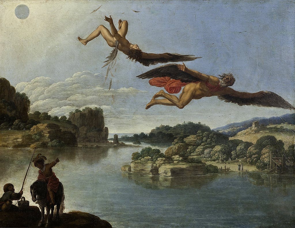 Icarus and the Price of Flying. The story of Icarus is simple. A father ...