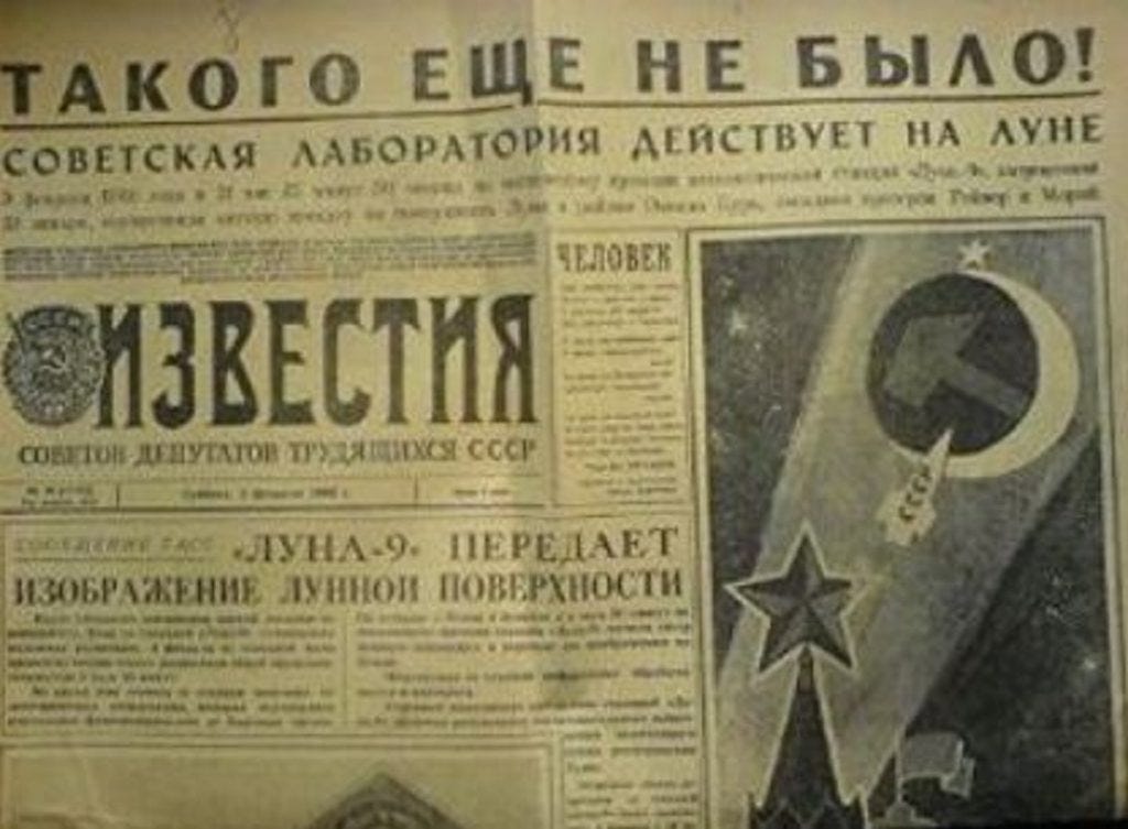 31 January 1966 Russians Land Probe On The Moon. | by Johnmooner-chief ...
