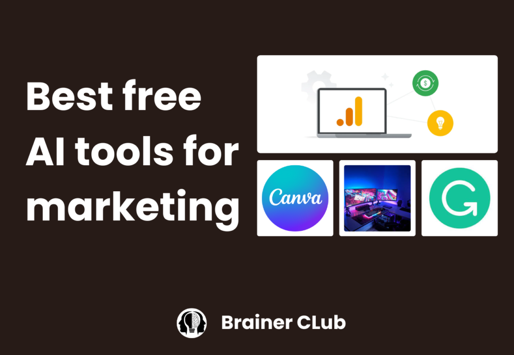 8 best free AI tools for marketing — Brainer Club | by Brainerclub | Medium