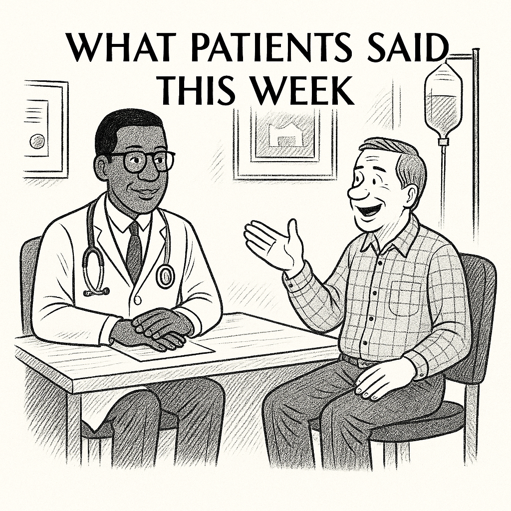 Clinic Notes: What Patients Said This Week | by Michael Hunter, MD ...