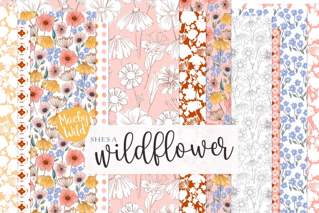 Beyond Patterns: Creating coordinated collections in surface pattern design | by maeby wild ...