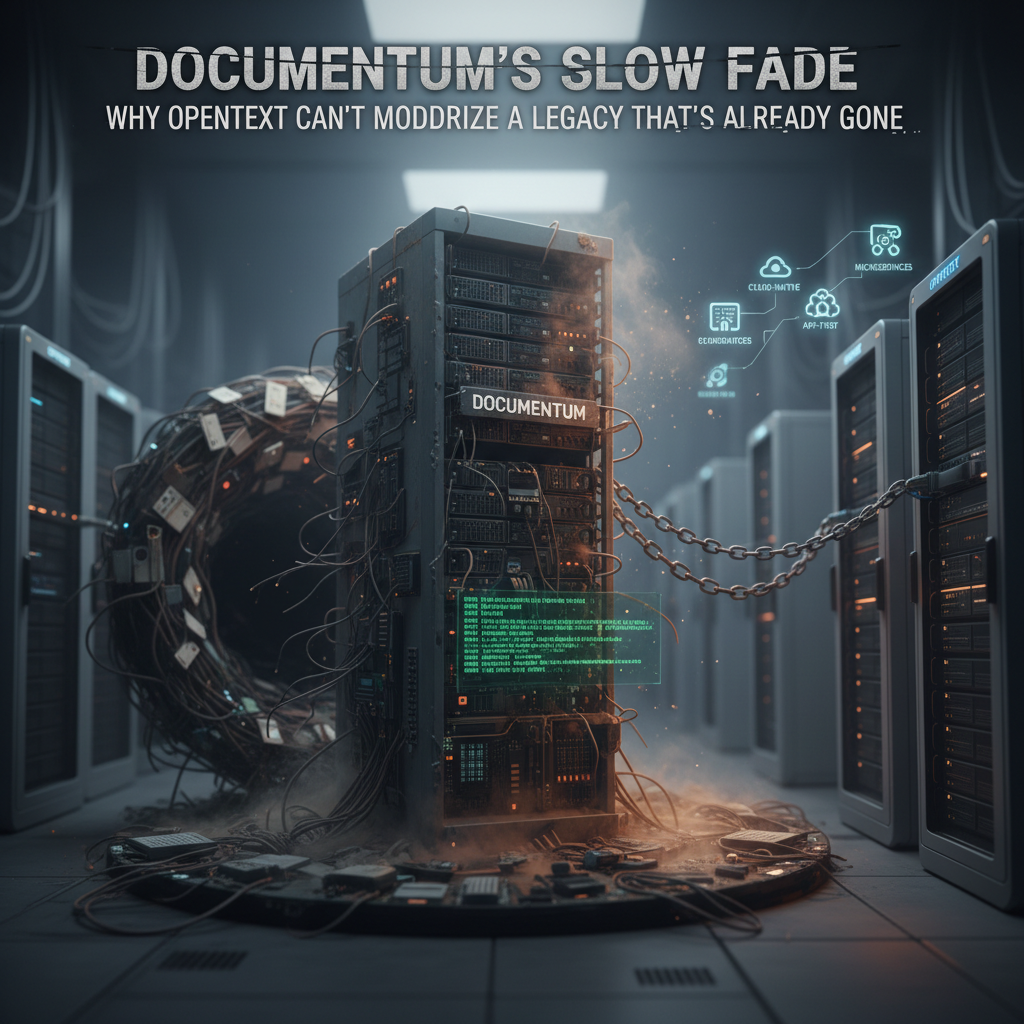 Documentum’s Slow Fade: Why OpenText Can’t Modernize a Legacy That’s Already Gone | by Alexandar ...