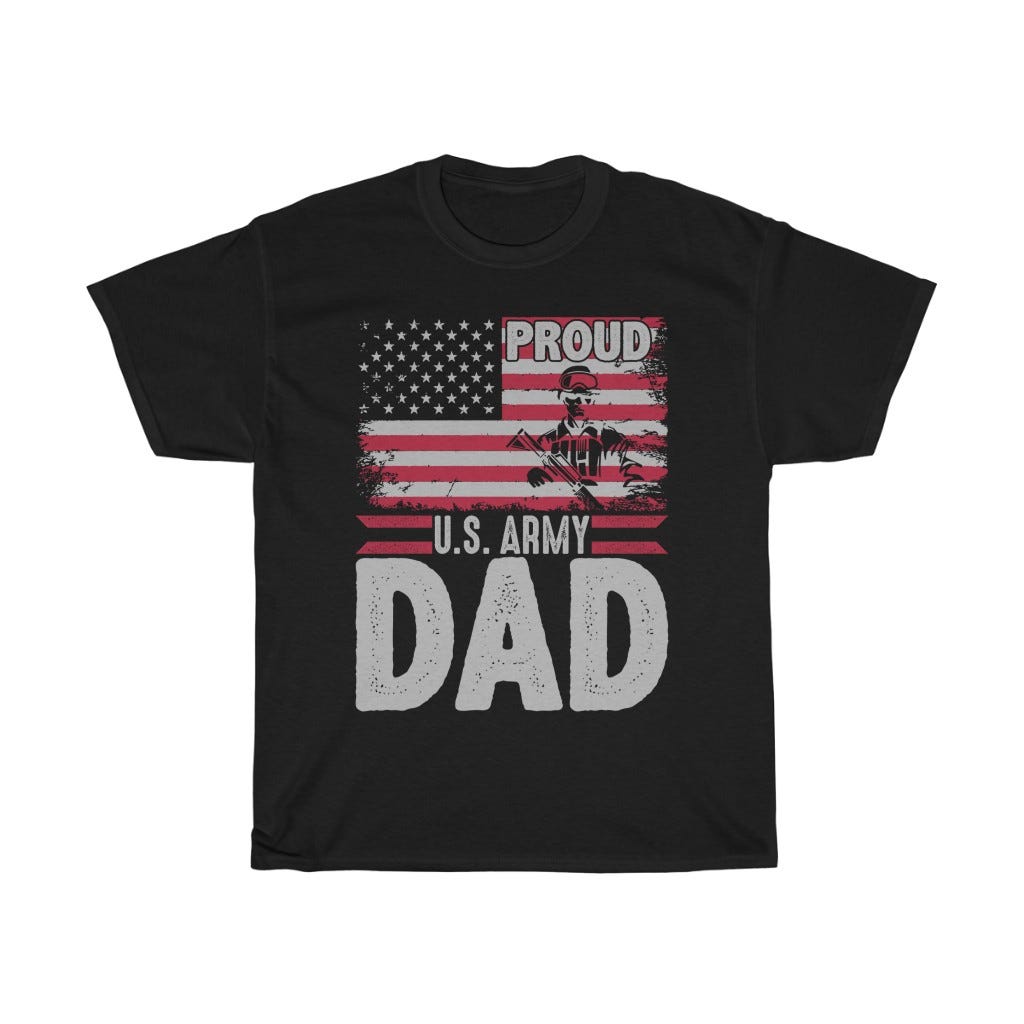Proud Us Army Dad Shirt | by TeeBudget | Medium