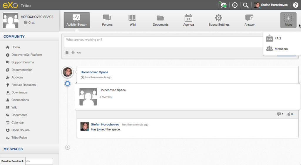 Enterprise Social Network — eXo Platform | by Stefan Horochovec ...