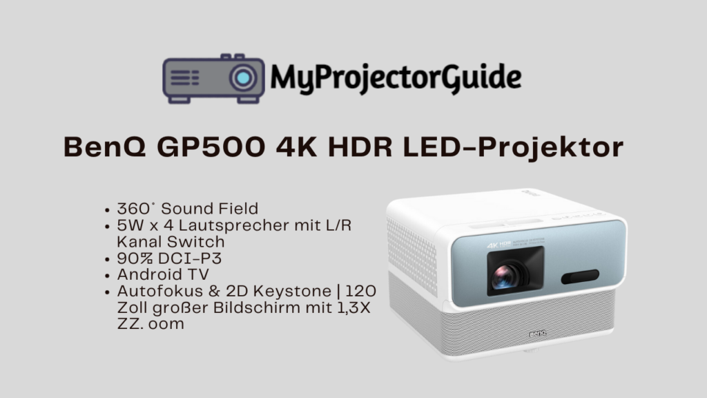 BenQ GP500 4K HDR LED projector review | by Adam smith | Jan, 2024 | Medium