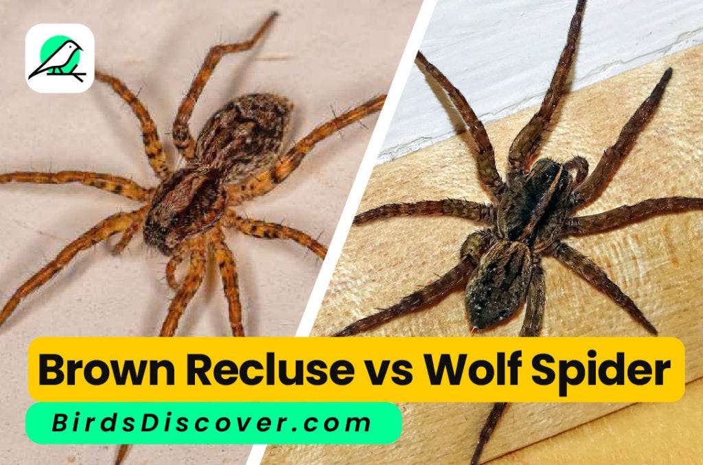 Brown Recluse vs Wolf Spider, Facts, Features, Habitat, Behavior | by Birdsdiscoverer | Sep ...