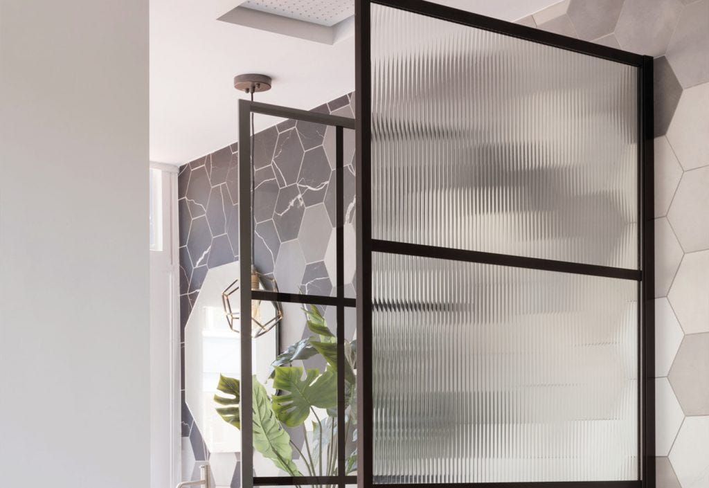Super high-grade ribbed glass partition for home with 8mm 10mm 12mm ...