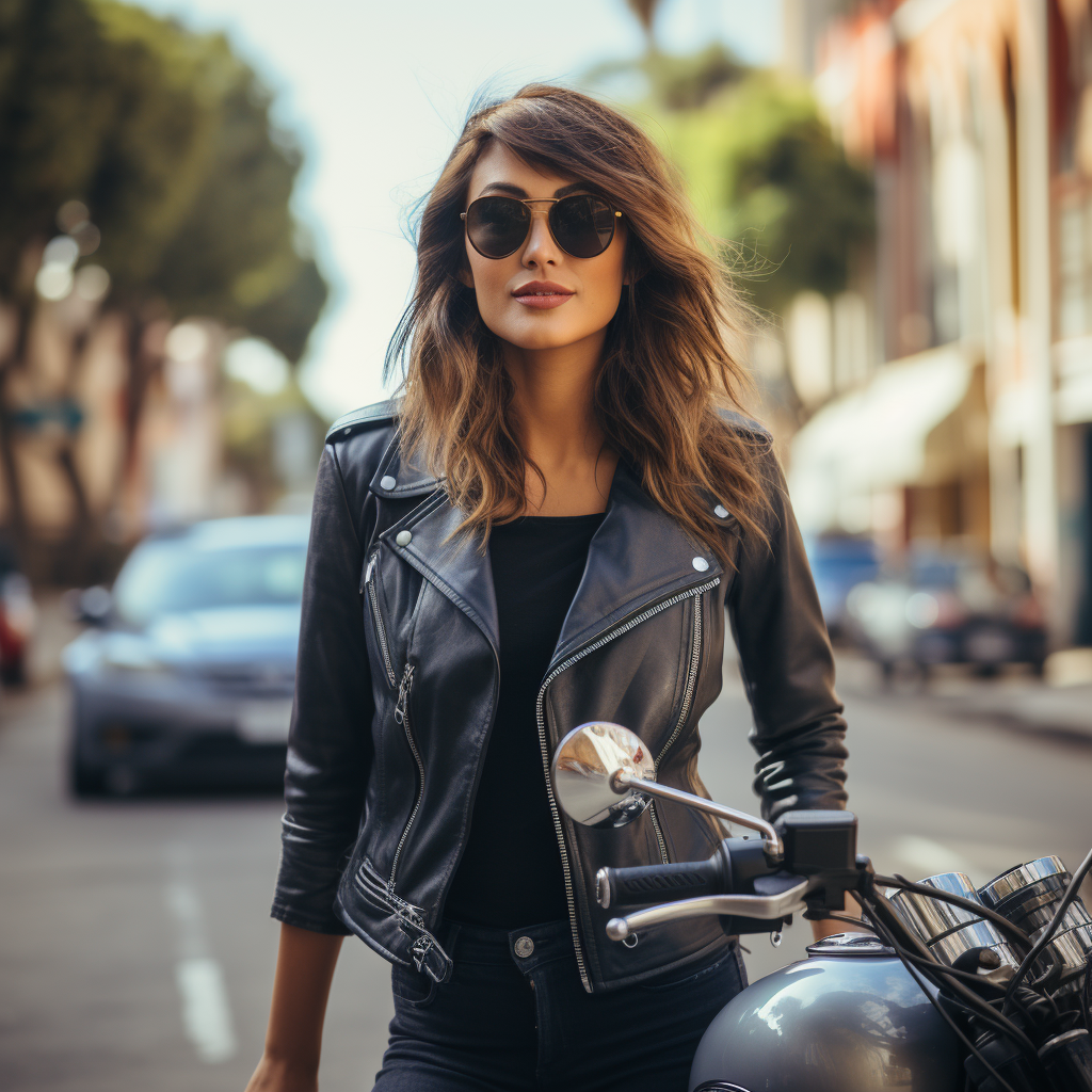 Chic on Two Wheels: Exploring the Iconic Women's Motorcycle Jackets ...