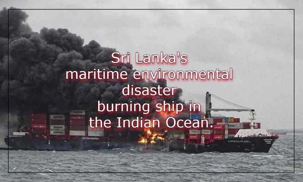 CONNECTING FEED — Sri Lanka’s worst maritime environmental disaster ...