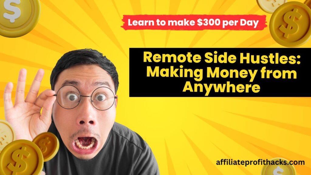 Remote Side Hustles: Making Money from Anywhere | by Christoph Neuwirth ...