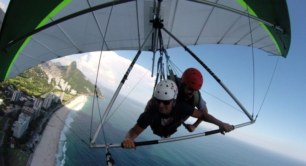 Beautiful Hand Gliding views from the Top of Rio | by Eclectic Emissary ...