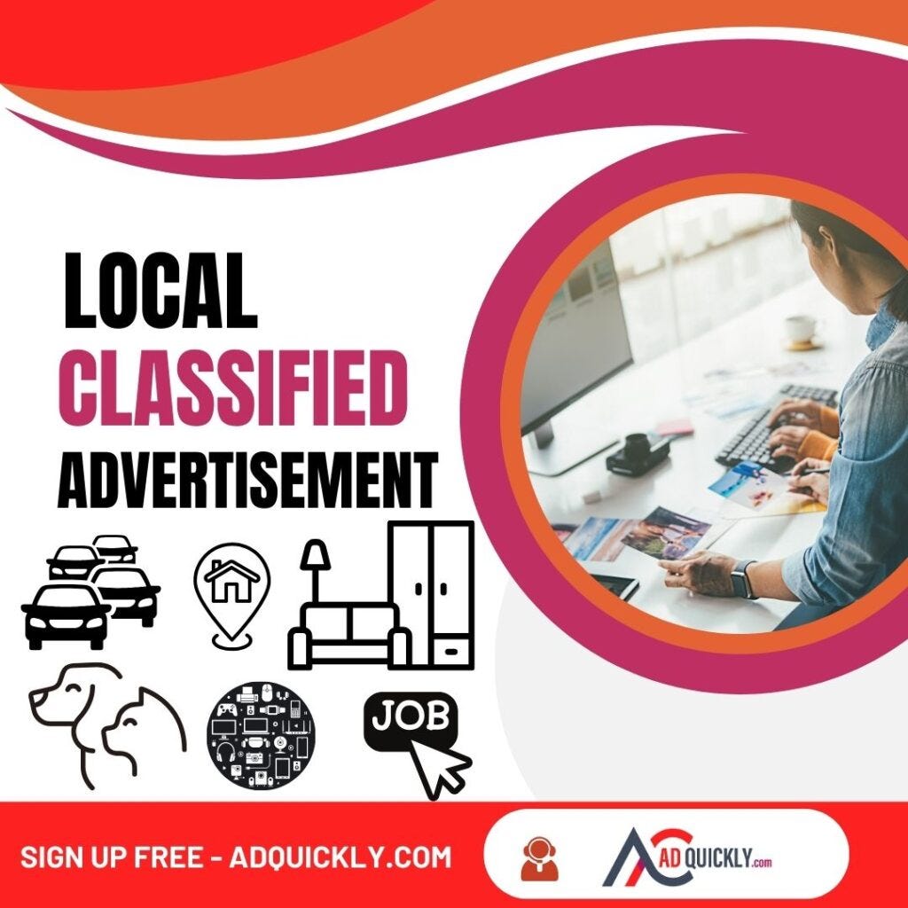 Ad Quickly: Transforming the Landscape of Local Classifieds | by Ad ...