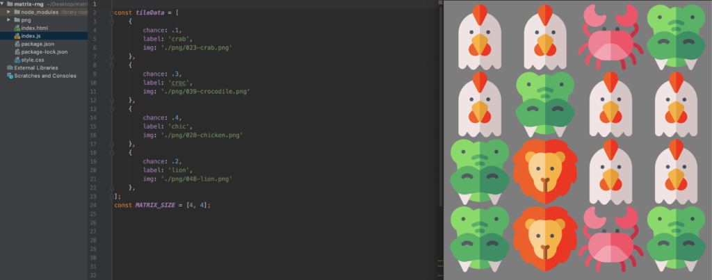 How To Generate 2d Matrix From An Array Of Random Values With Javascript By Min Medium 6154