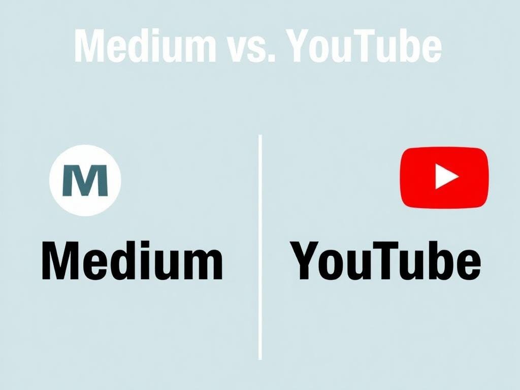 Medium vs. YouTube Which Platform Is More Profitable and Worth Your ...