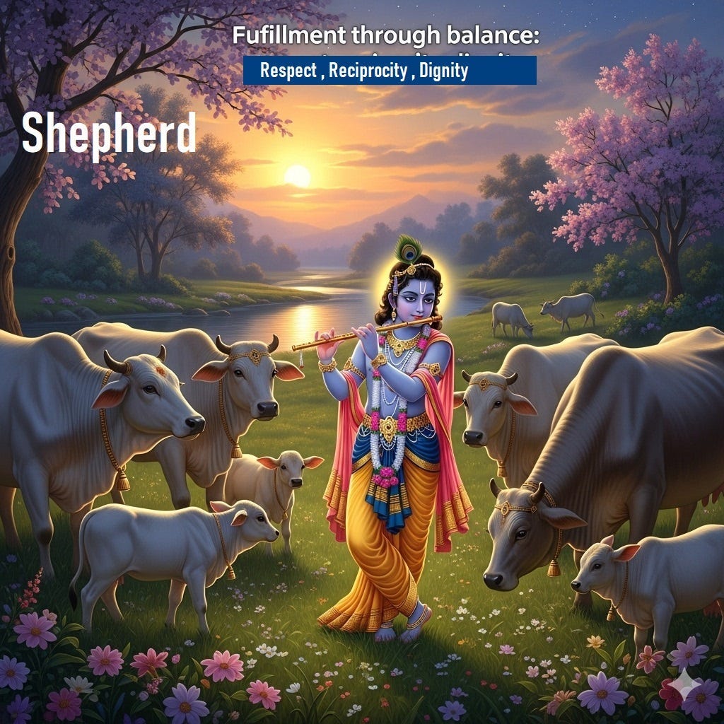 How Shepherd Krisha Teaches Us To Be a Shepherd | by RVSwamy Rudriah | Sep, 2025 | Medium