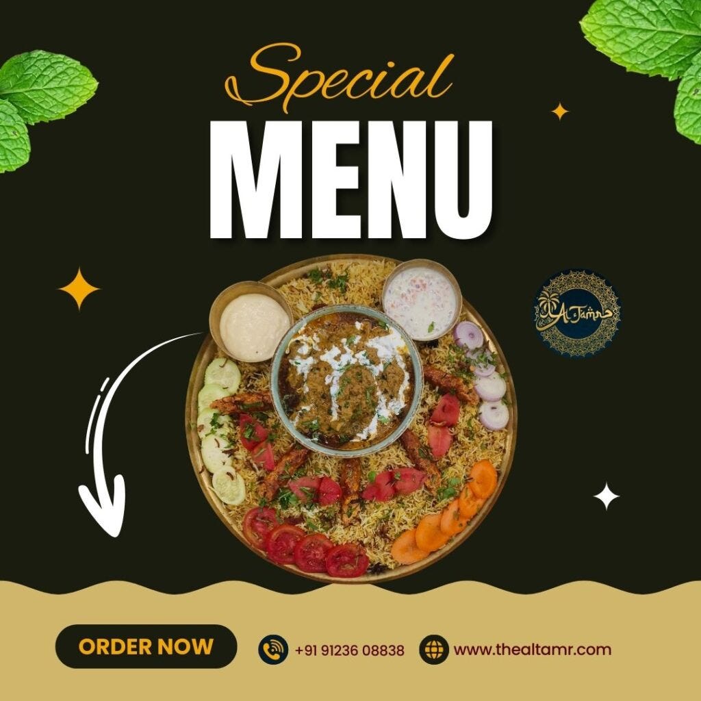 Enjoy the Convenience of Online Food Delivery with Al Tamr, Howrah | by ...