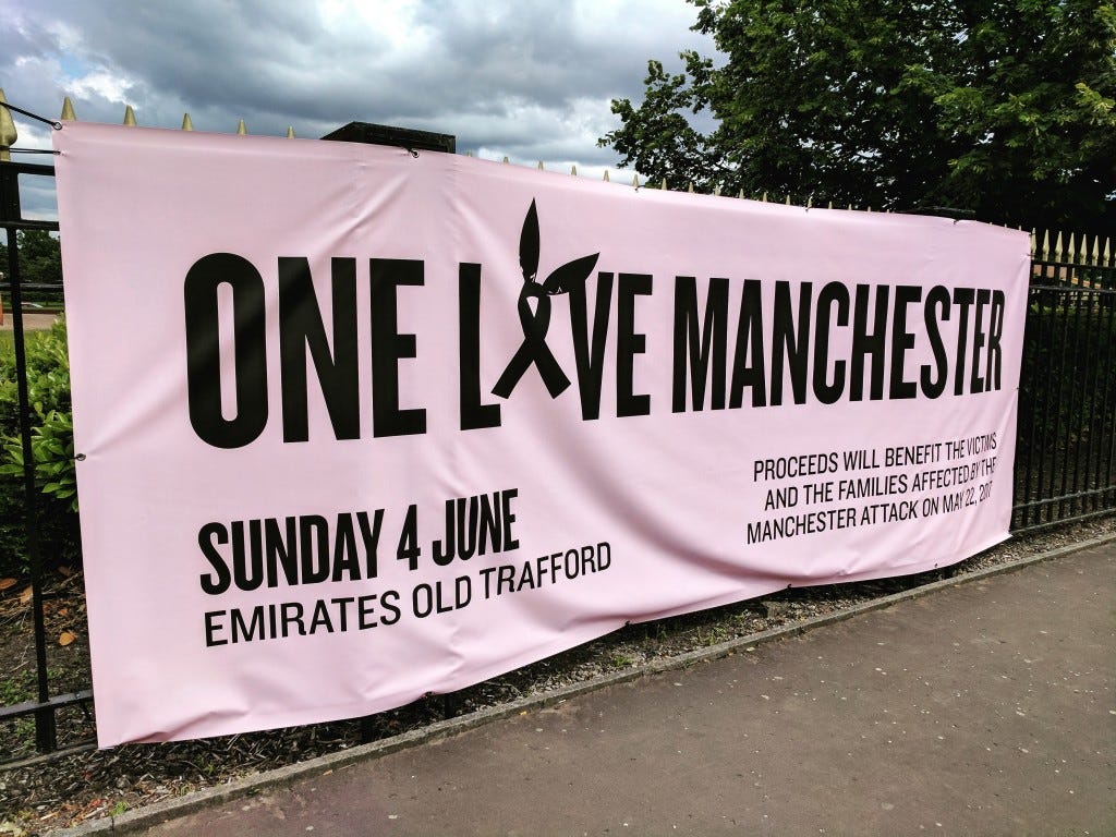 One Love Manchester. We’ve had a busy few days at Open. | by Paul de ...