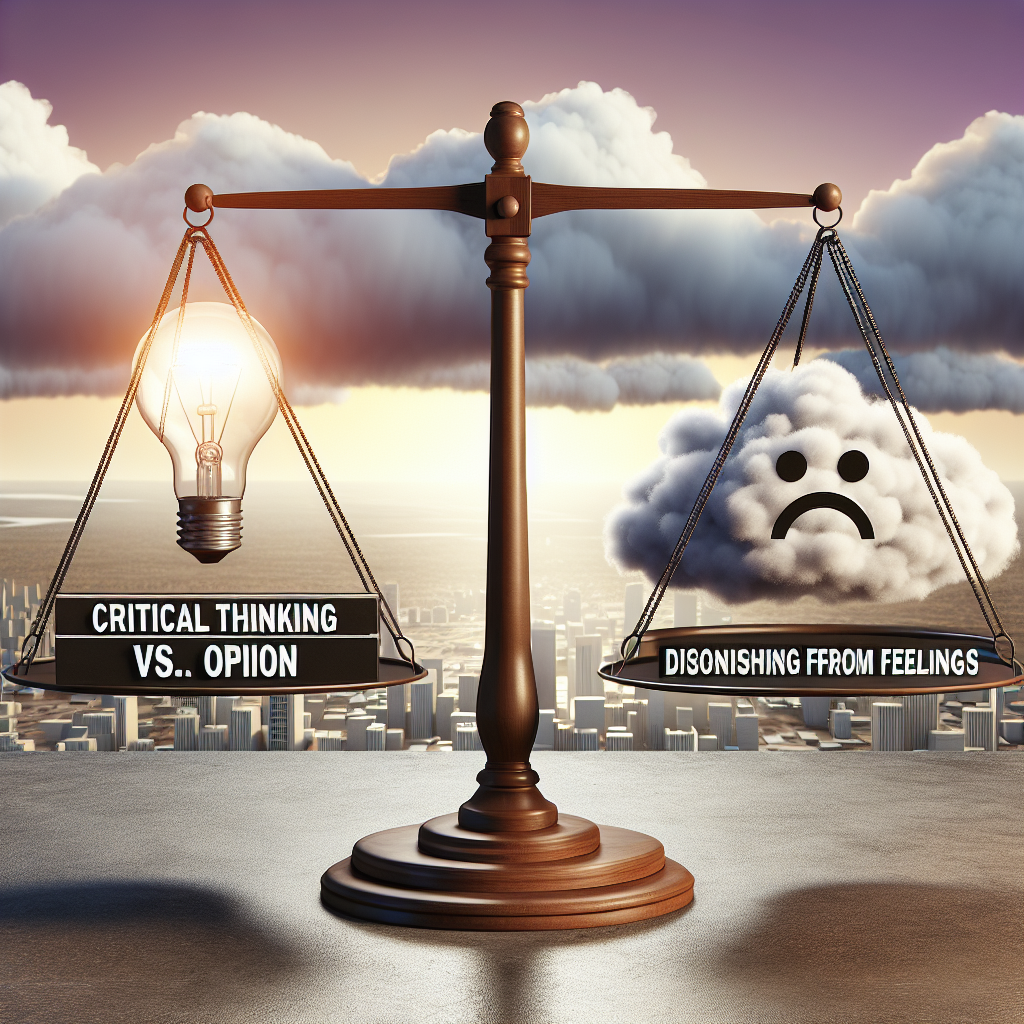 Critical Thinking vs. Opinion: Distinguishing Facts from Feelings | by ...