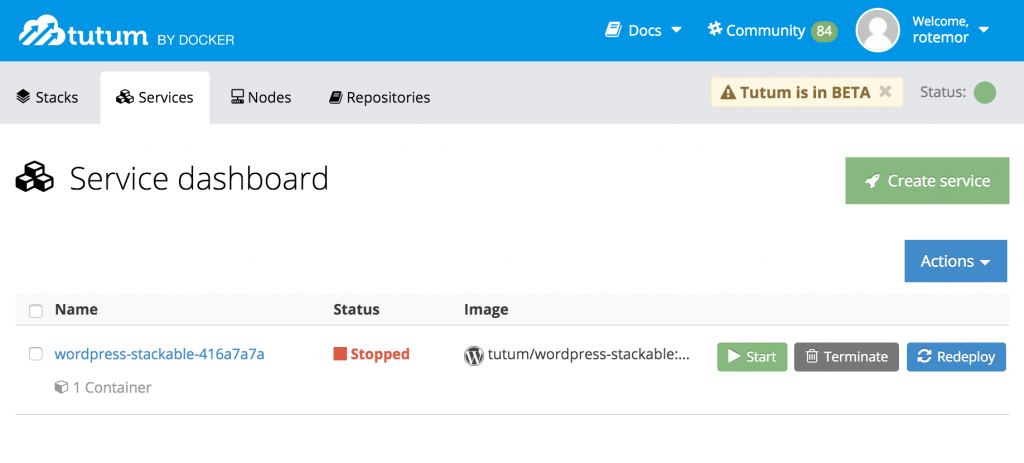 Tutum — Docker — Cloud. Iv been working a lot with Docker on… | by Rotem Or | Medium