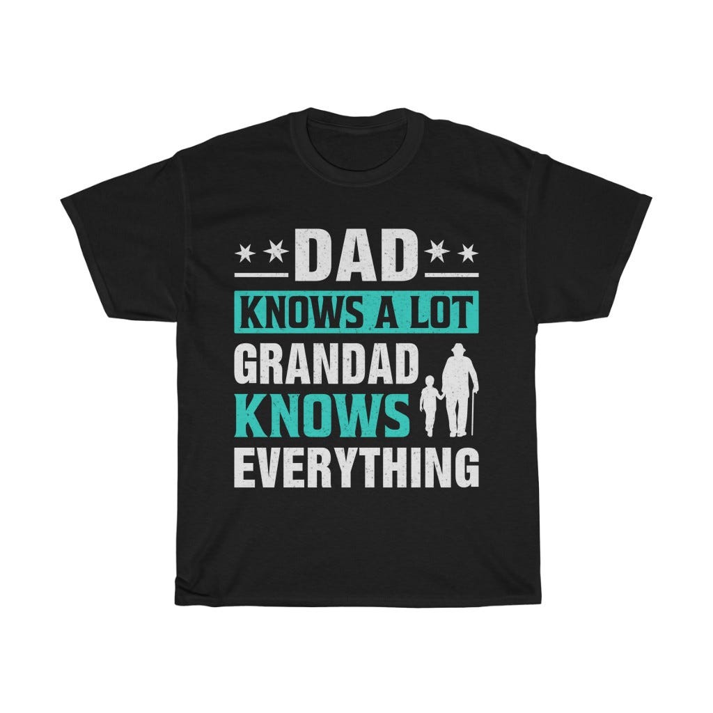 Dad Knows A Lot Father Shirt | by TeeBudget | Medium