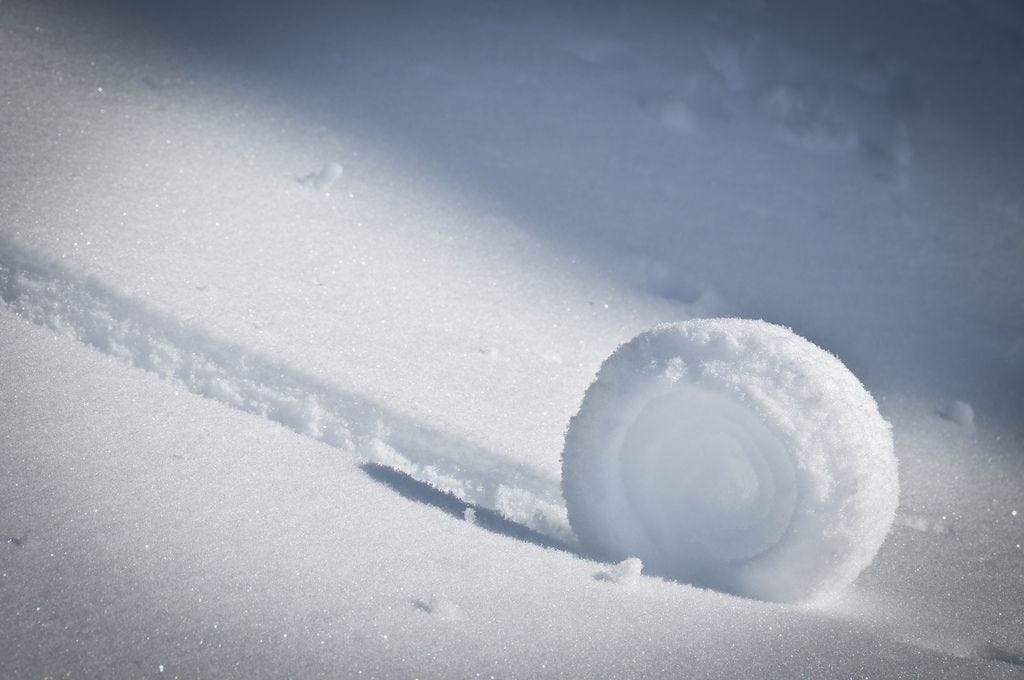 Snowball Effect (Don’t Give Up). It’s real.. | by Crypto Gawd | Medium