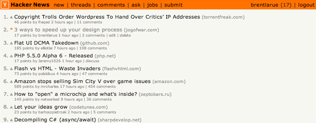 10 tips to reach the Hacker News front page | by Brent LaRue | Medium