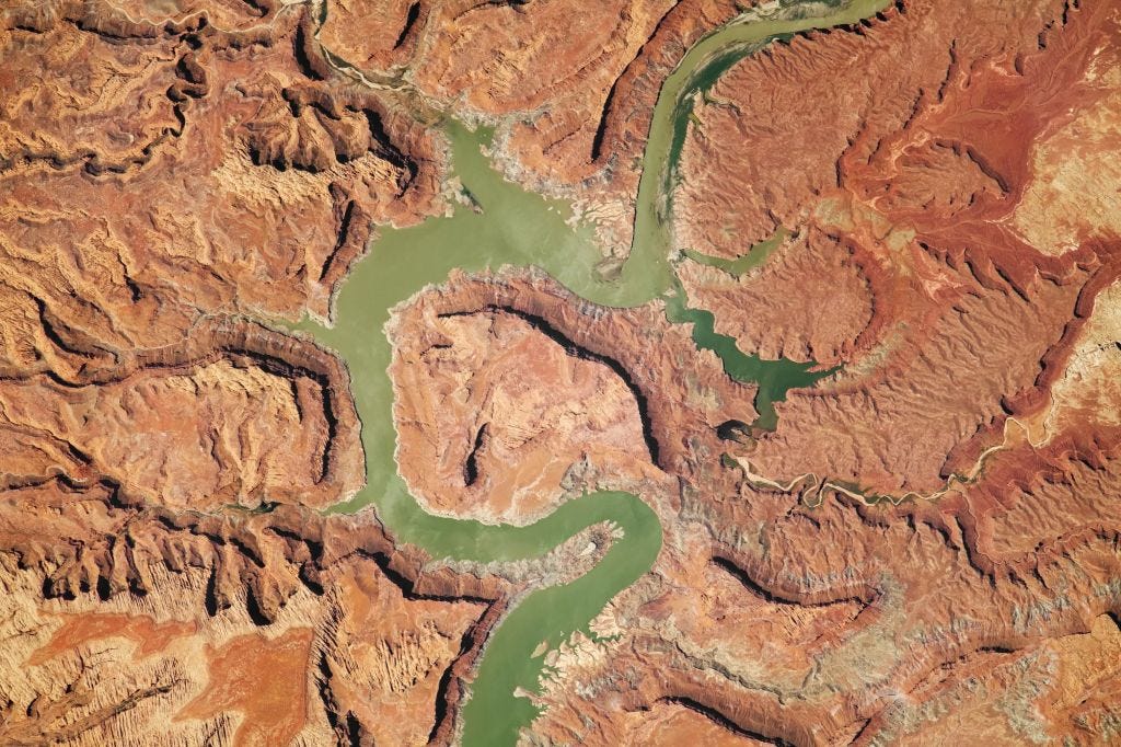 Erosion, tectonic uplift, and a human-built dam have all helped shape ...